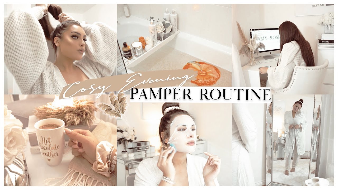 WINTER EVENING PAMPER ROUTINE | COSY & RELAXING - YouTube