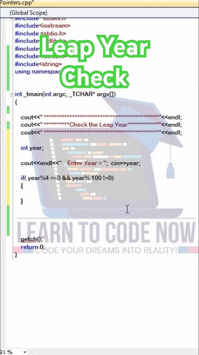 Leap Year Check Leapyear Programmingtips Codingandprogramming Codinglife Computerscience 