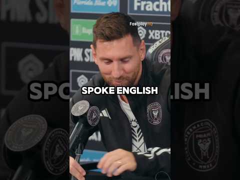 Why Messi stays silent in English 🤐🐐