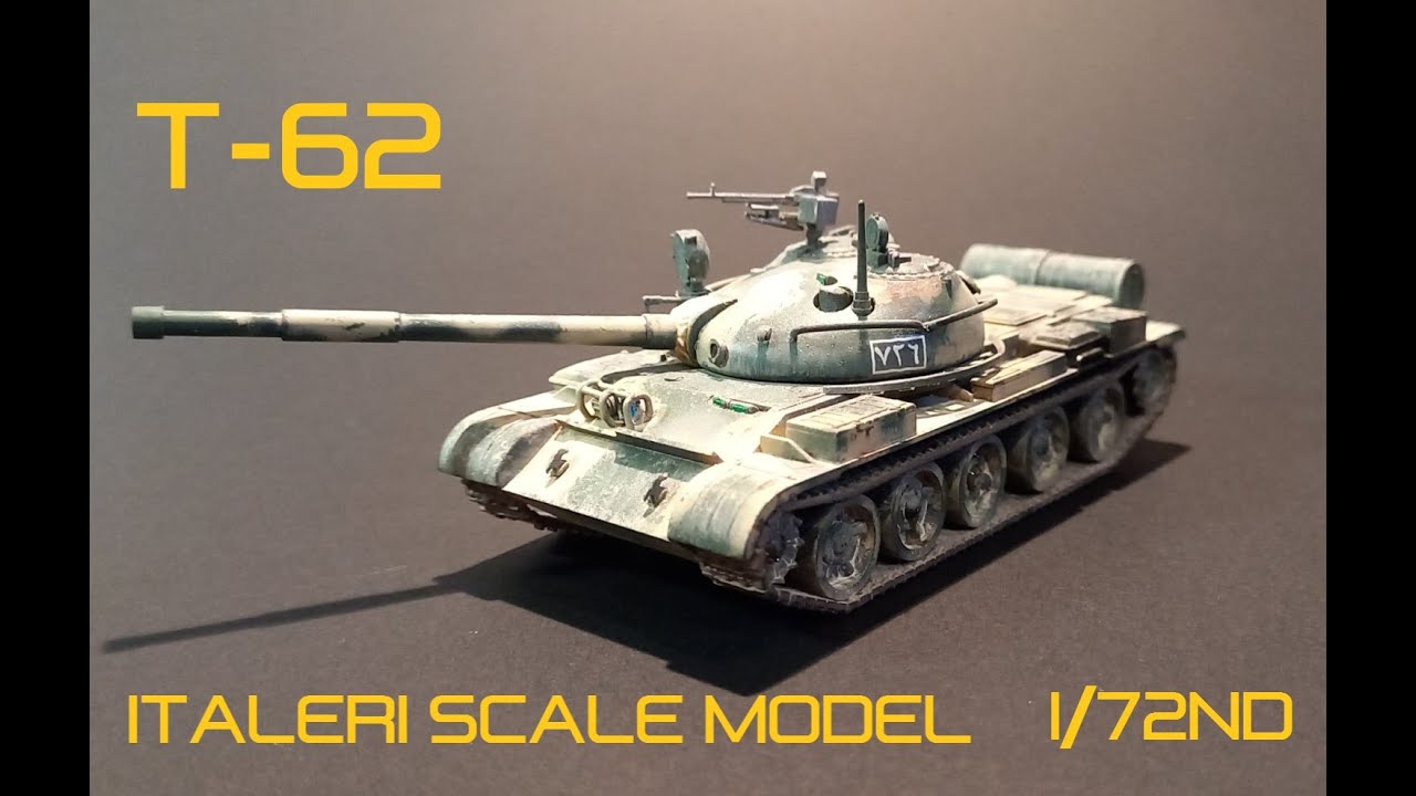 T-62 MBT scale model build - YouTube