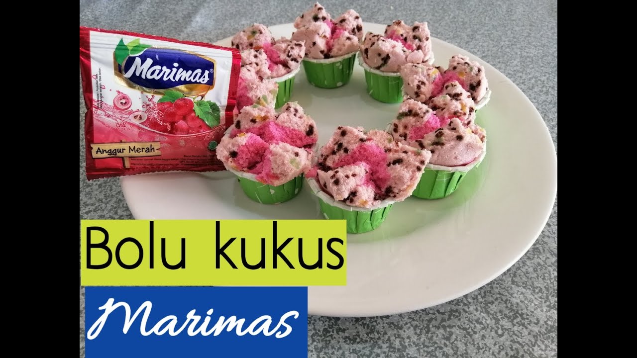 Cara Membuat Bolu Kukus Mekar Rasa Marimas Anggur Merah - YouTube