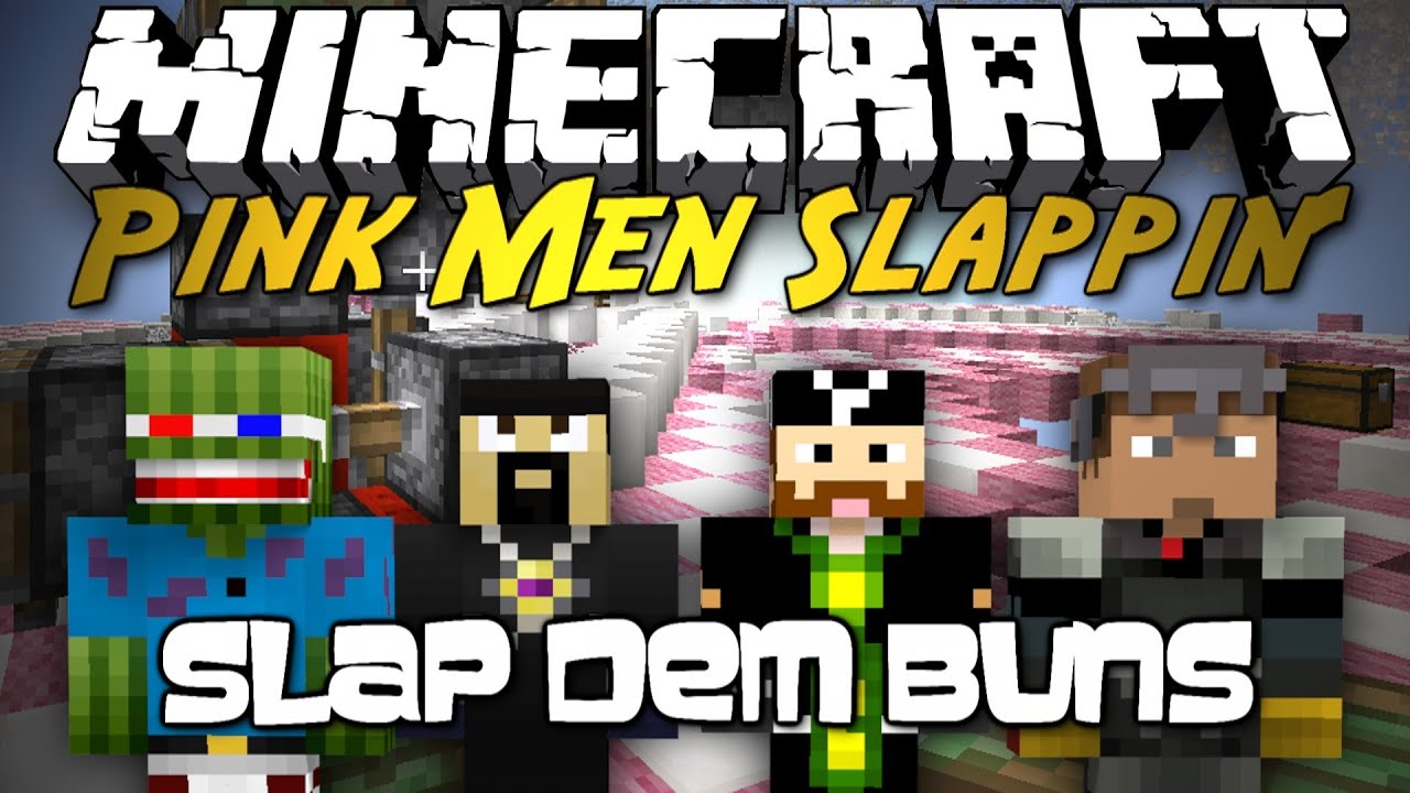 Minecraft: Pink Men Slapping On Each Other? w/ AntVenom, Bashur, and ...
