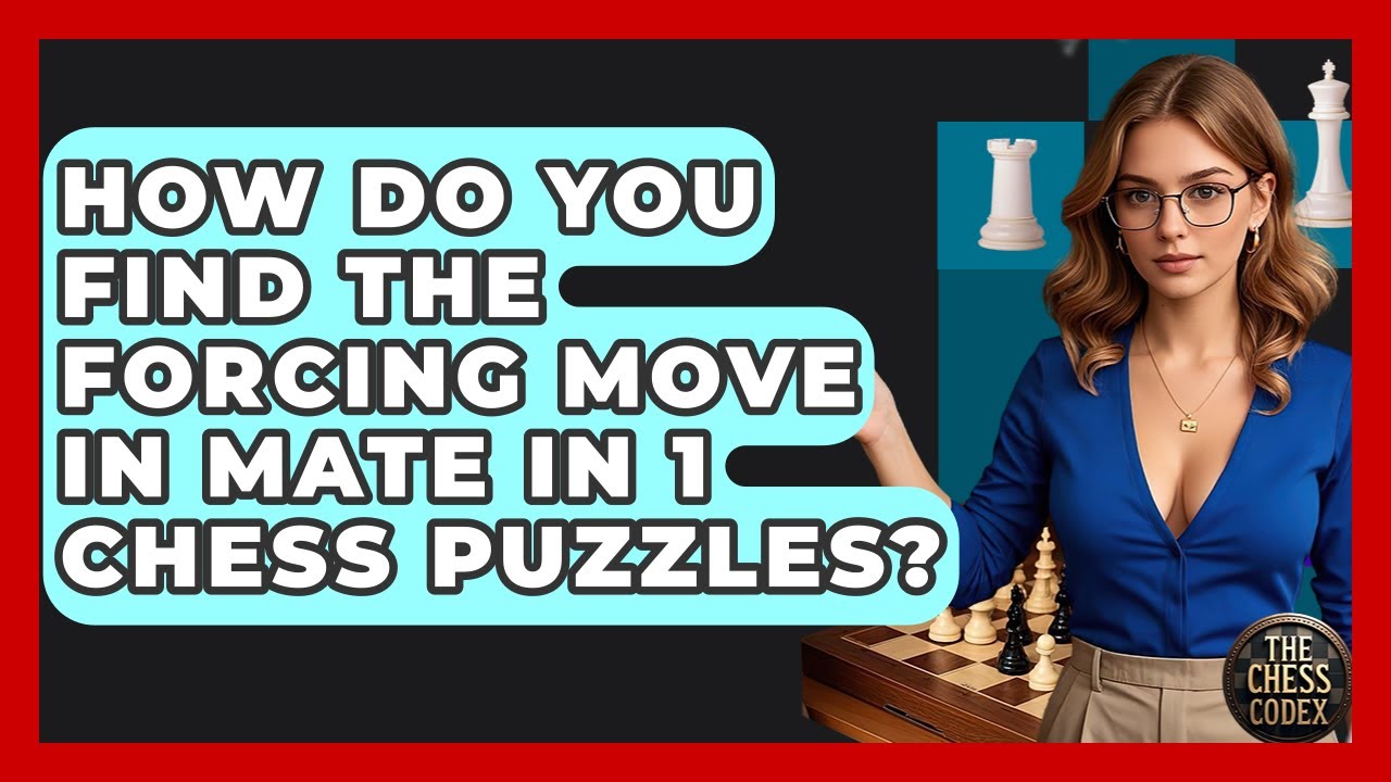 How Do You Find The Forcing Move In Mate In 1 Chess Puzzles? - The ...