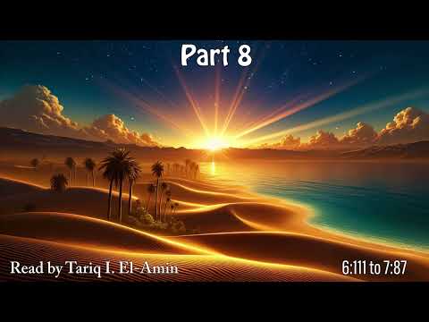 Holy Quran: Part 8  Read by Tariq I  El Amin
