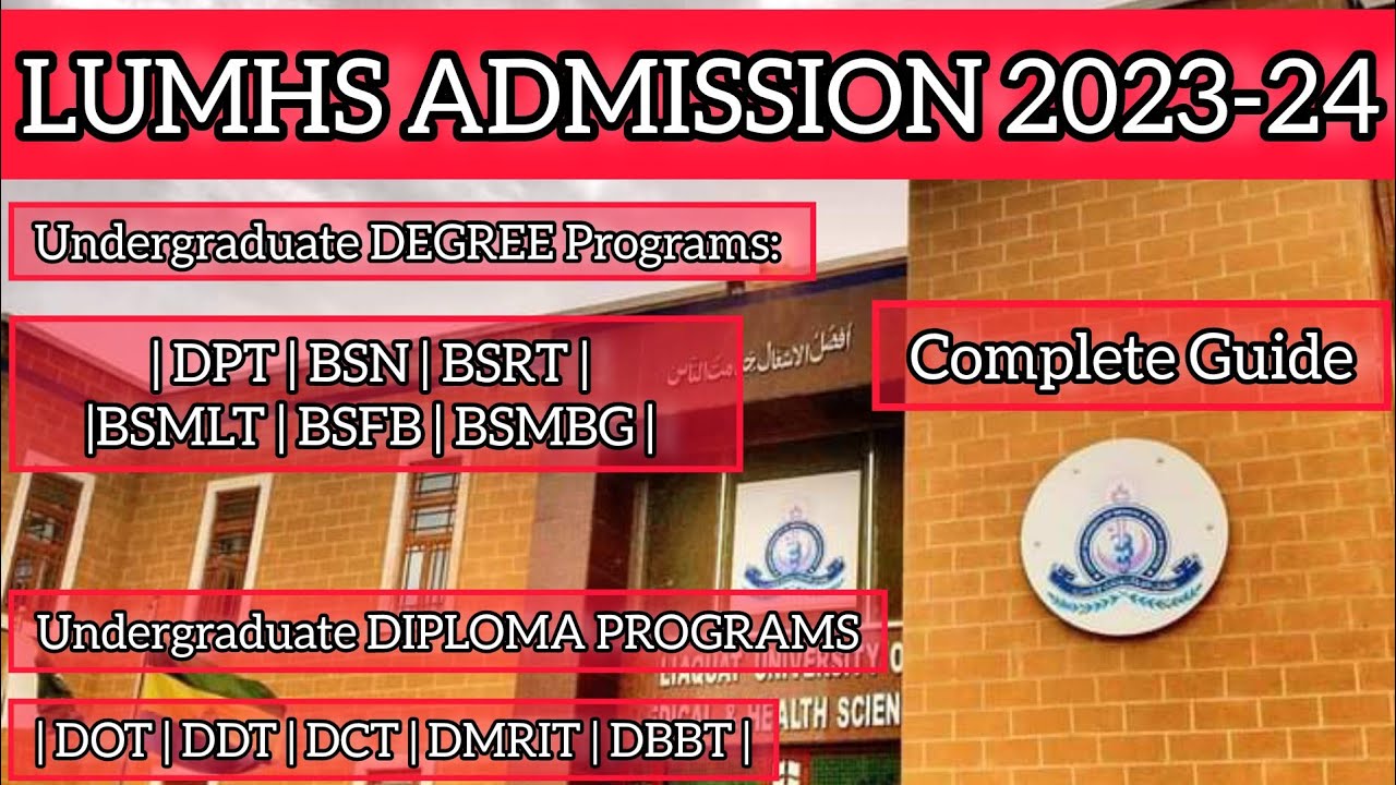 LUMHS international Medical & Technical College Thatta Admissions Open ...