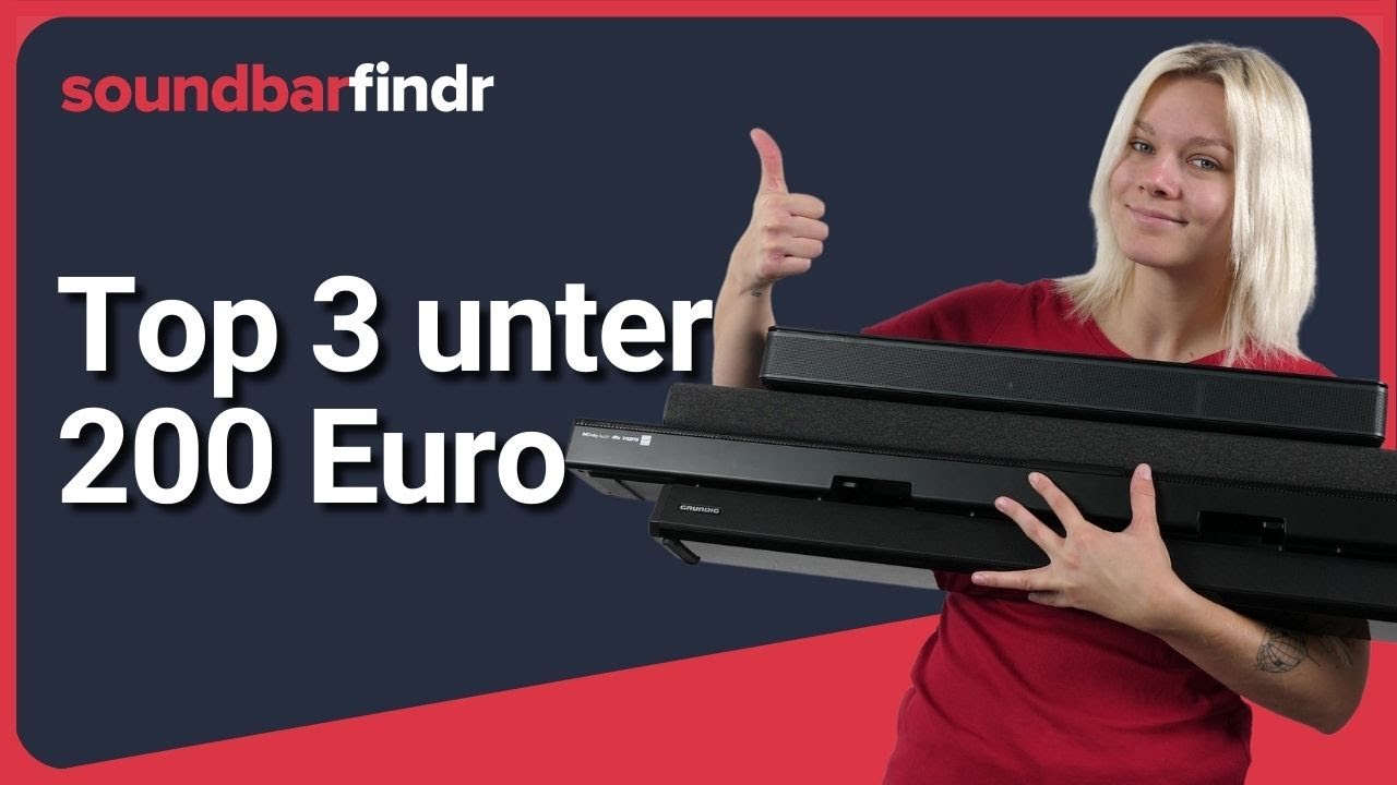 Die besten günstigen Soundbars! – Modelle unter 200 Euro im Test - YouTube