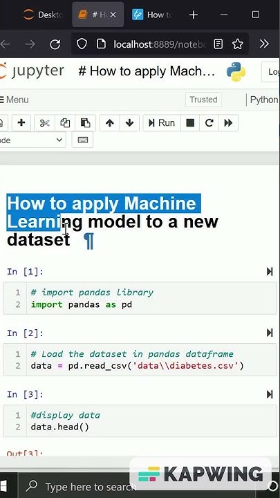 How to implement machine learning model to a new dataset in python | Codersarts - YouTube