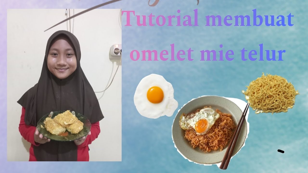 Tutorial Membuat Omelet Mie Telur Ala Niken - YouTube