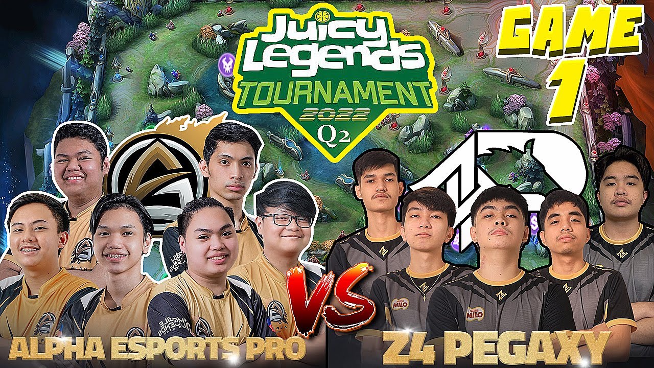 Z4 PEGAXY VS ALPHA ESPORTS GAME 1 HIGHLIGHTS Juicy Legends Tournament Grand Finals | Mobile ...