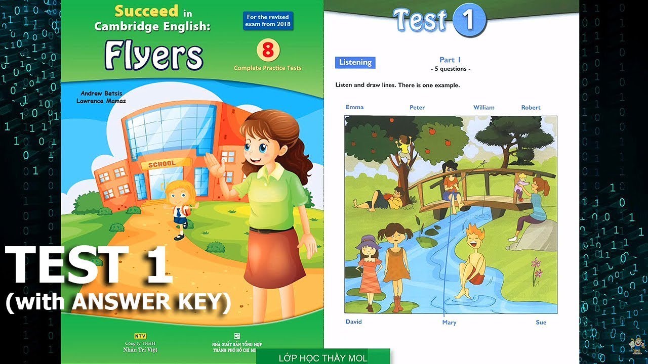 Flyers SUCCEED 8 Complete Practice Tests - Listening Test 1 | Lớp Học ...