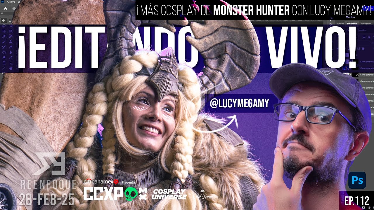 112 ¡Más Cosplay de Monster Hunter con Lucy Megamy! #Photoshop # ...