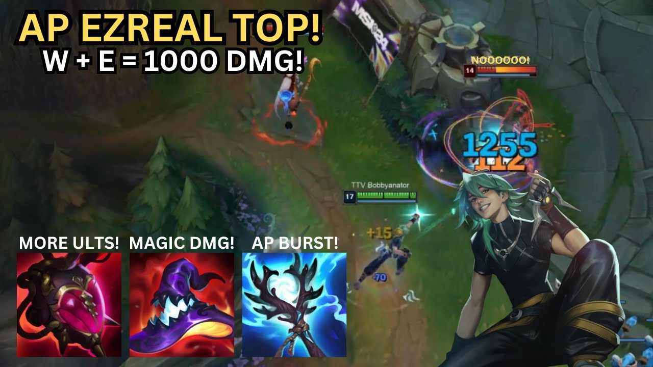AP EZREAL TWO HIT COMBO HITS HARD! THE BURST IS INSANELY FUN! A-Z Top ...