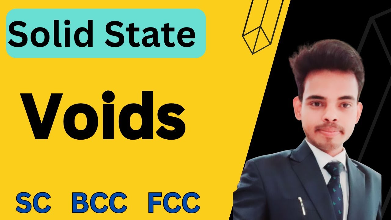 voids in crystal | solid state class 12 - YouTube