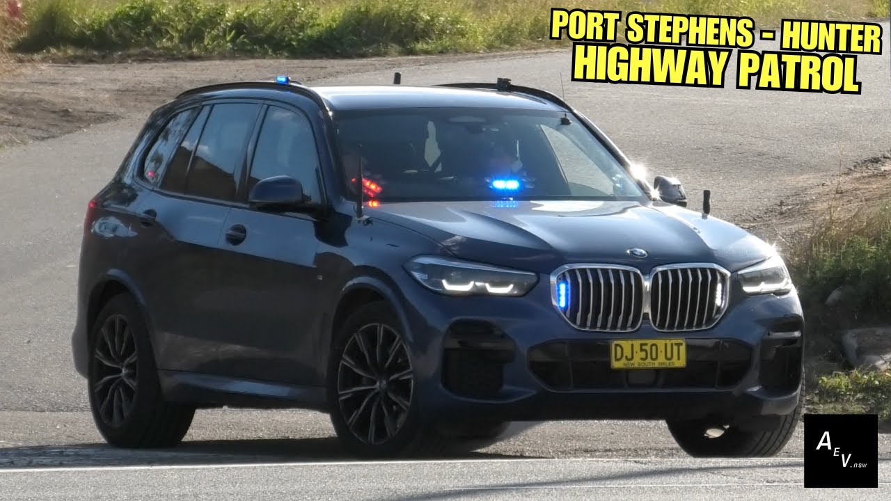 ⁴ᴷ NSW POLICE - NSWPF - PTS204 UNMARKED BMWX5 HIGHWAY CAR CHASES ...
