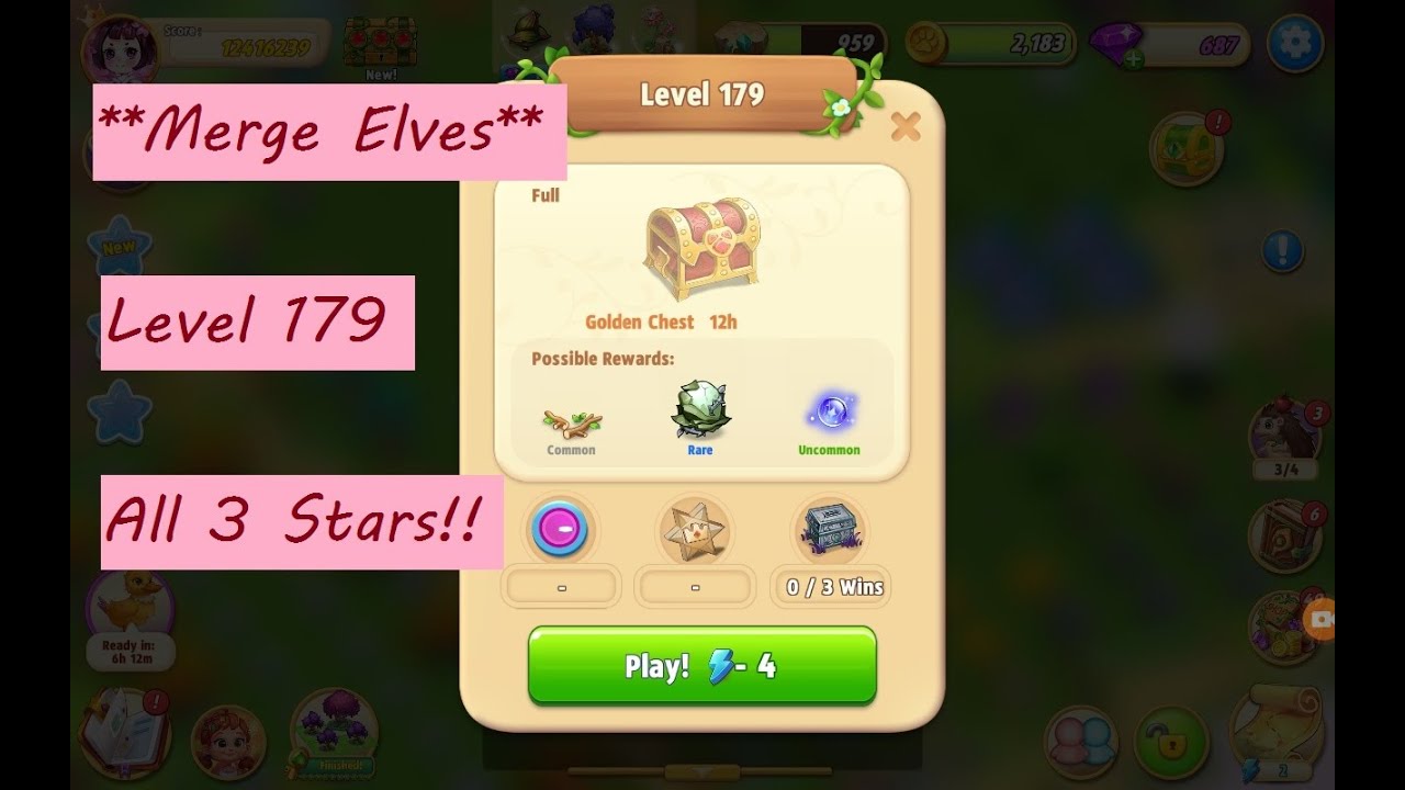 Merge Elves **Level 179** All 3 Stars! - YouTube