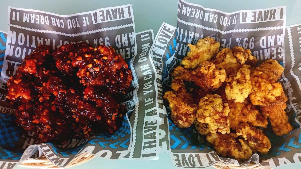 Banban Chicken(반반치킨) | Pollo frito estilo coreano | Fried chicken ...