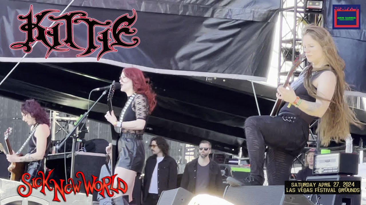 Kittie Live 4/27/2024 Sick New World Festival Las Vegas,NV 60fps *FRONT ...