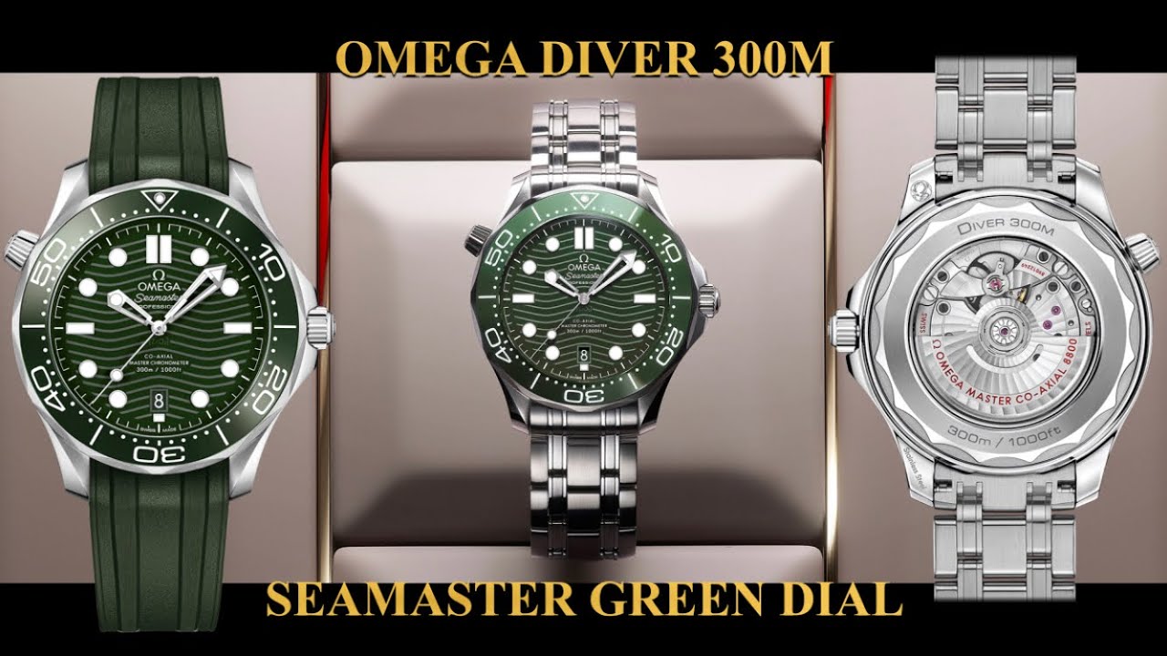 OMEGA Seamaster Diver 300M / Green Seamaster #luxurywatch #seamaster # ...