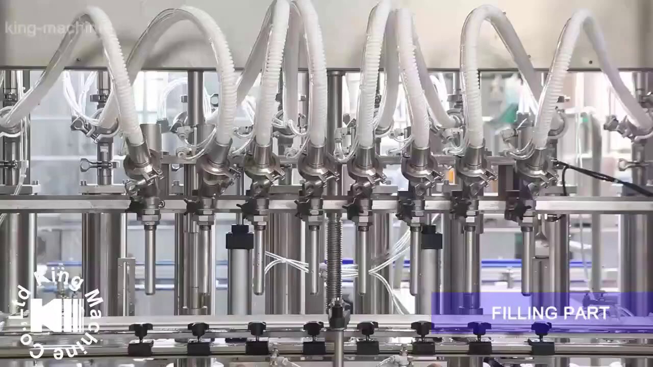 Filling equipment for hand washing liquid and washing products - YouTube