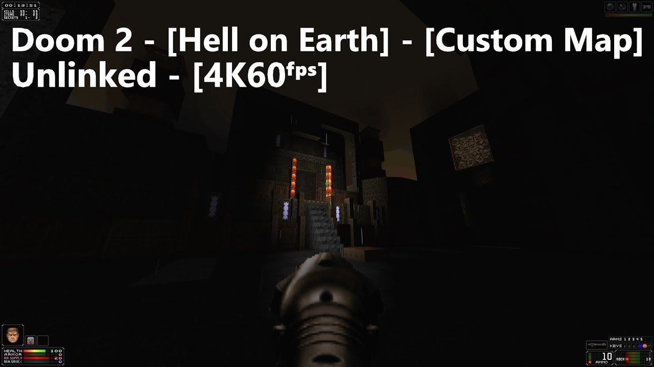 Doom 2 - Hell on Earth - Map: #0277 - Unlinked - [4K60ᶠᵖˢ] - [100% ...