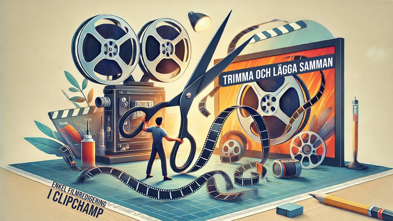 Enkel filmredigering i Clipchamp - trimma och lägga samman klipp - YouTube