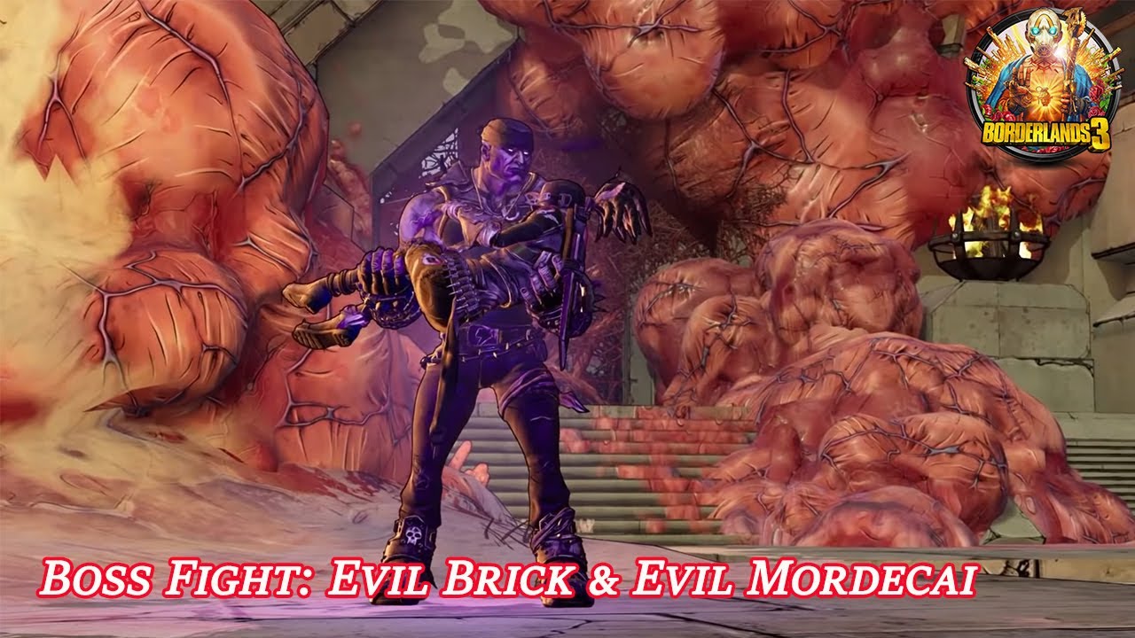 Borderlands 3 - Boss Fight: Evil Brick & Evil Mordecai - YouTube