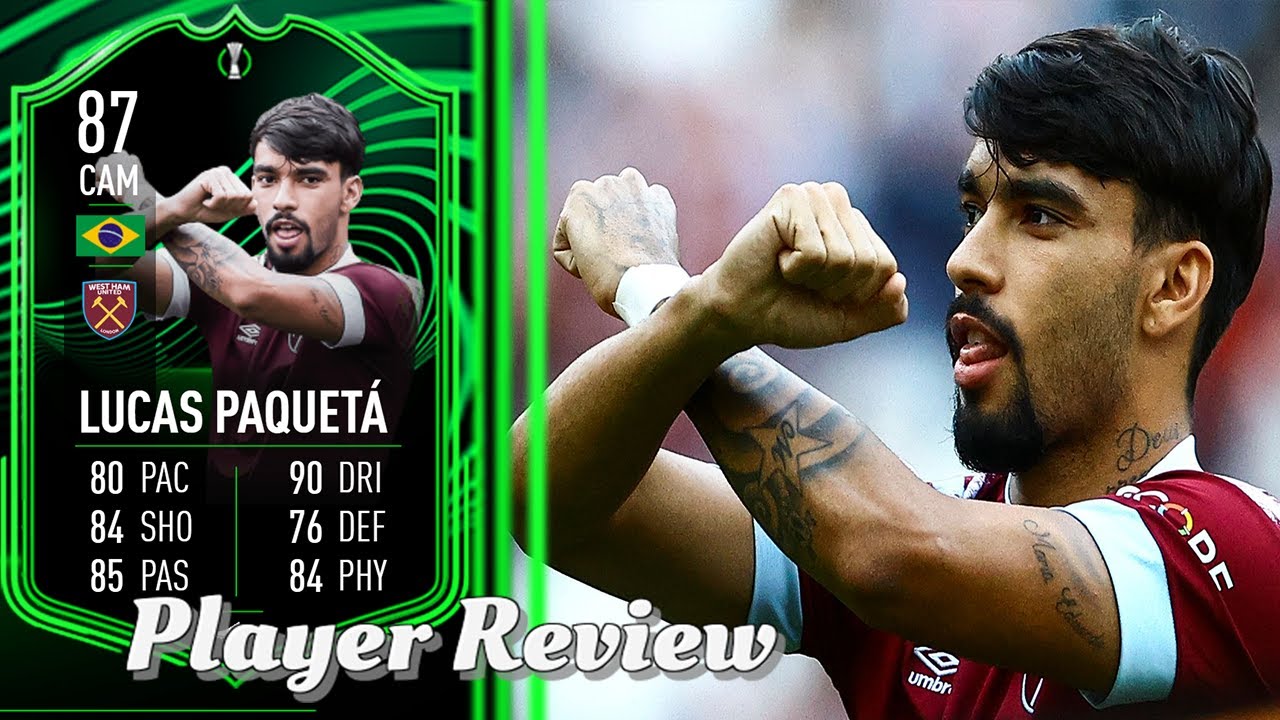 MAX UPGRADE!🔥87 RTTK Lucas Paqueta player review! FIFA 23 Ultimate team ...