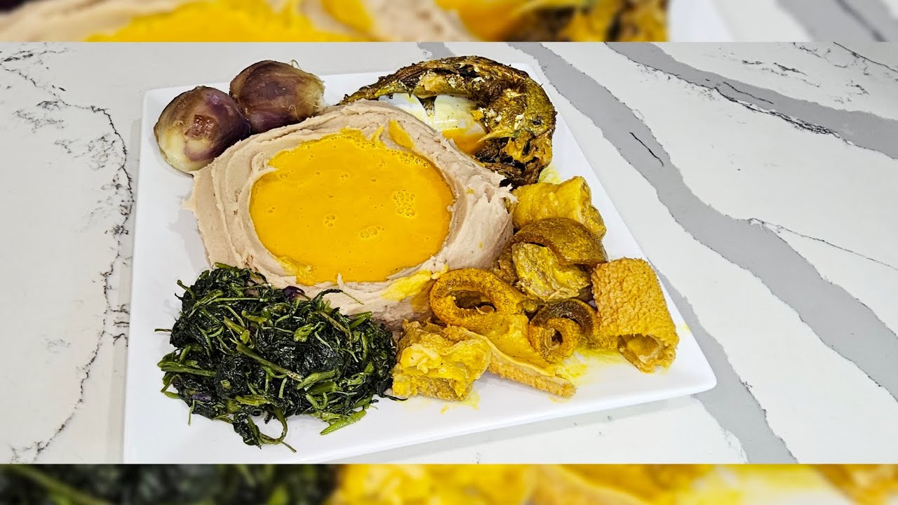 Achu and Yellow Soup - Easy Cameroonian Achu Recipe - YouTube