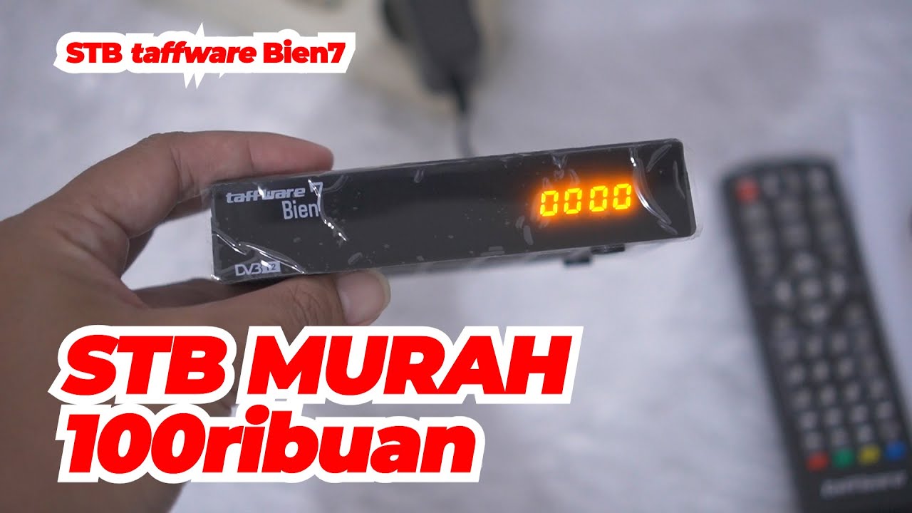 STB Murah taffware Bien 7 dan cara setting STB - YouTube