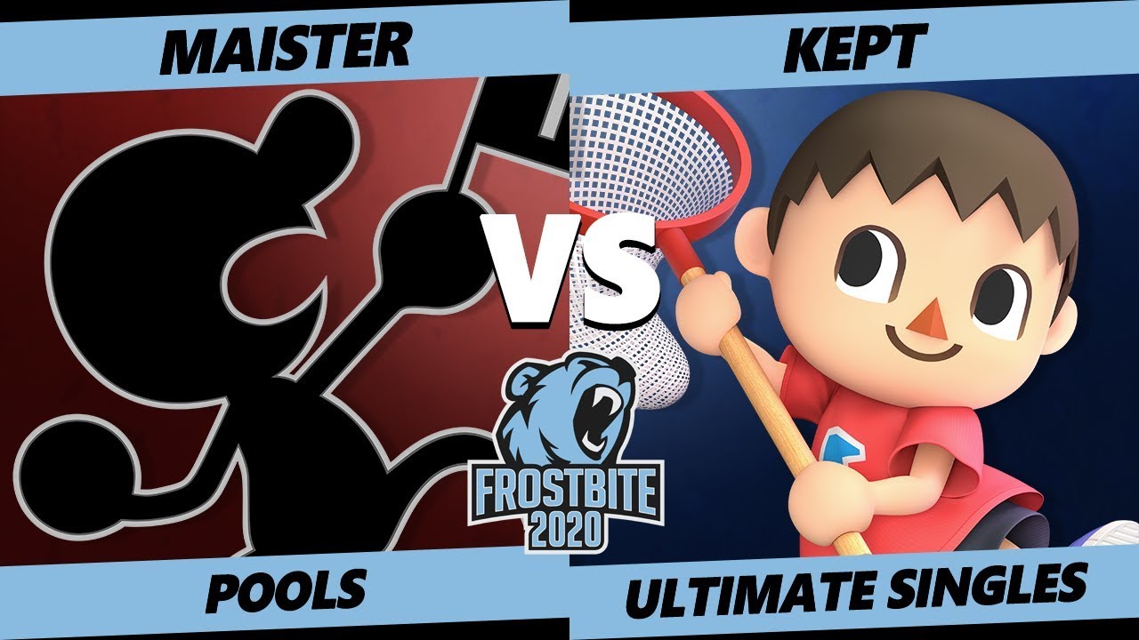 Frostbite 2020 SSBU Pools - SSG | Maister (Mr. G&W) Vs kept (Villager ...