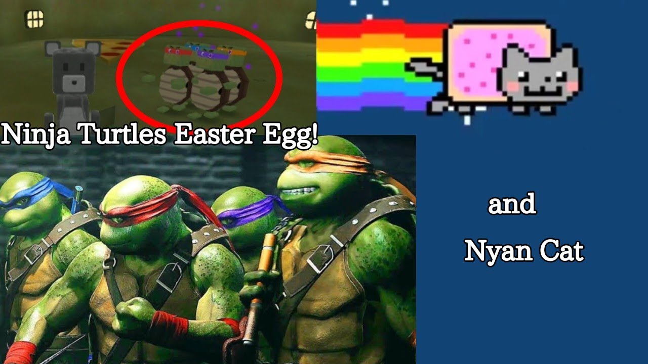 Super Bear Adventure \\ Ninja Turtles Easter Egg! \\ and Nyan Cat - YouTube