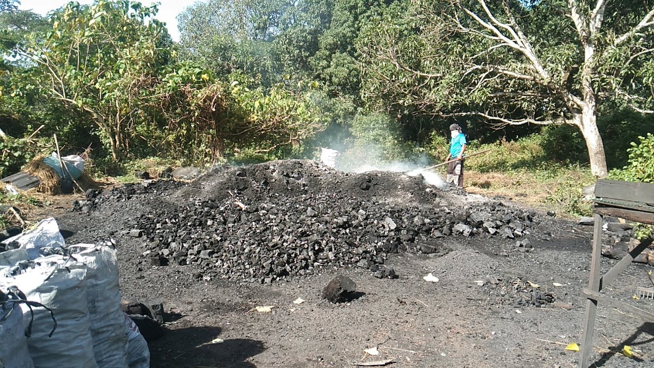Pag Uuling ang karaniwang hanap buhay ng taga bukid - YouTube
