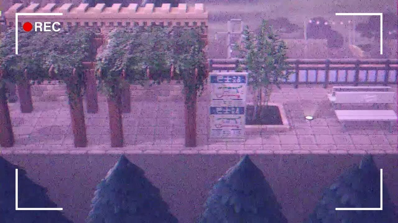 ACNH BUS STOP / WAITING SHED CCTV | ANIMAL CROSSING NEW HORIZONS | CCTV ...