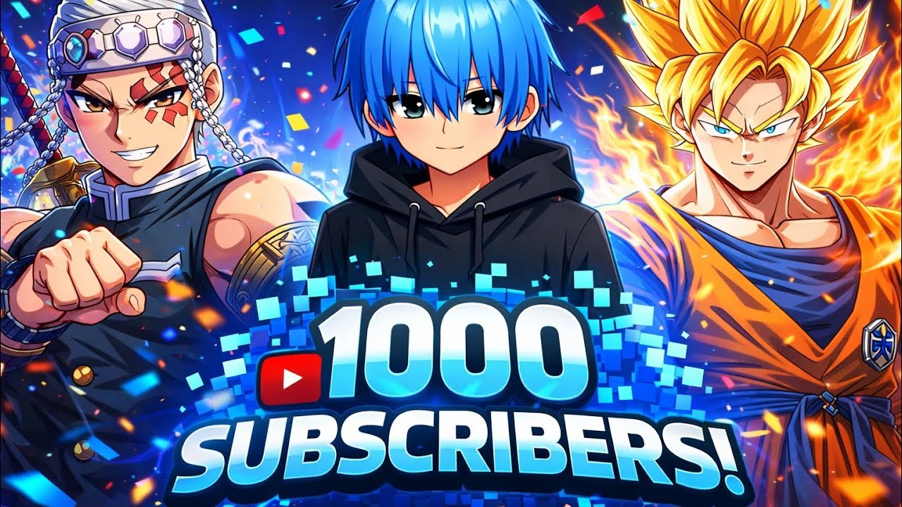 1000 Subscribers Special 🎊 | Anime Edit | Road to 1K Complete - YouTube