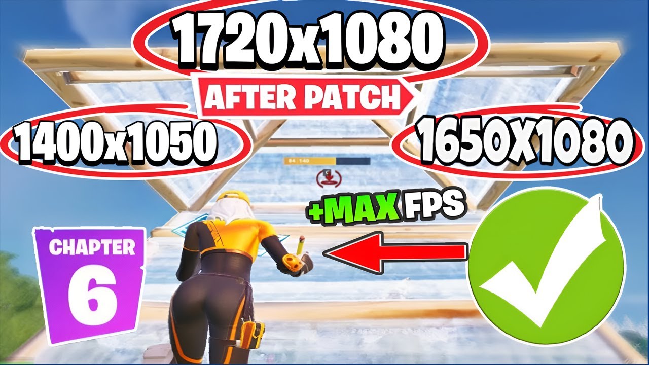 How To Get THE BEST STRETCHED RESOLUTION in Fortnite Chapter 6! - YouTube