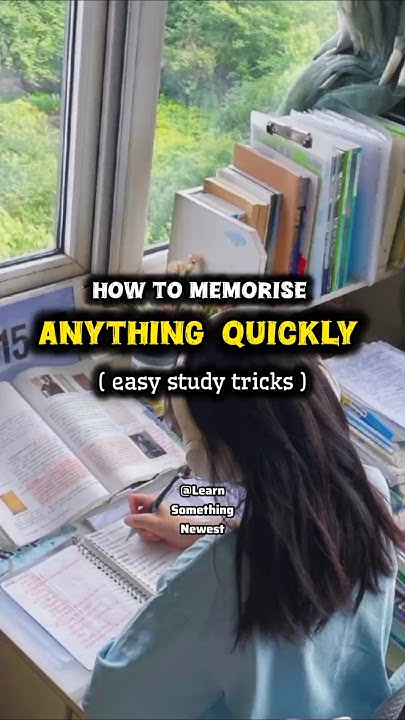 How to MEMORISE anything quickly 📖🤩 #motivation #aesthetic #studymotivation #studytips #fyp # ...