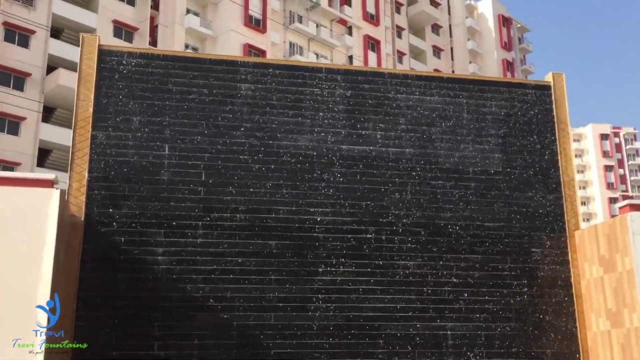 Wall Cascade Water Fountain Fountain _ NCC Project - YouTube