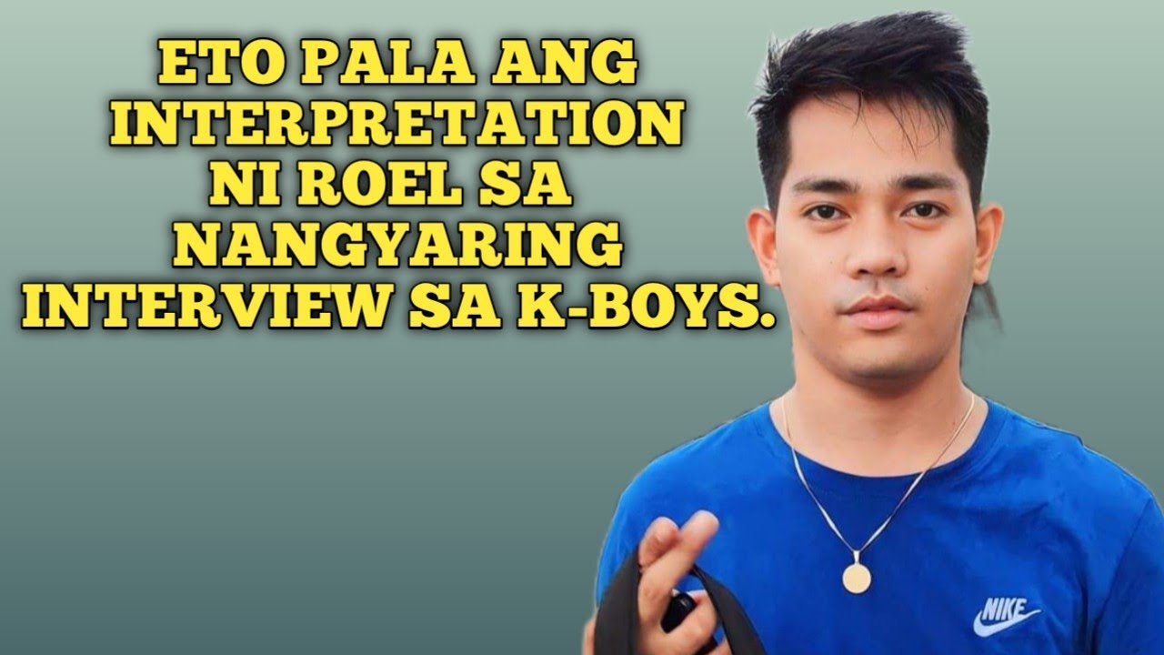 ETO PALA ANG INTERPRETATION NI ROEL SA INTERVIEW NI KUYA BROOKS SA K ...
