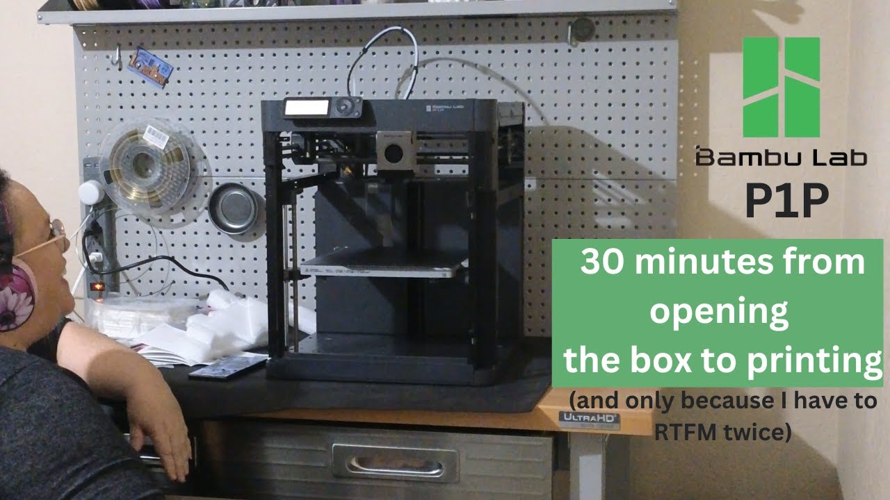 Bambu Lab P1P Printer Build: A walkthrough of the Easy process - YouTube