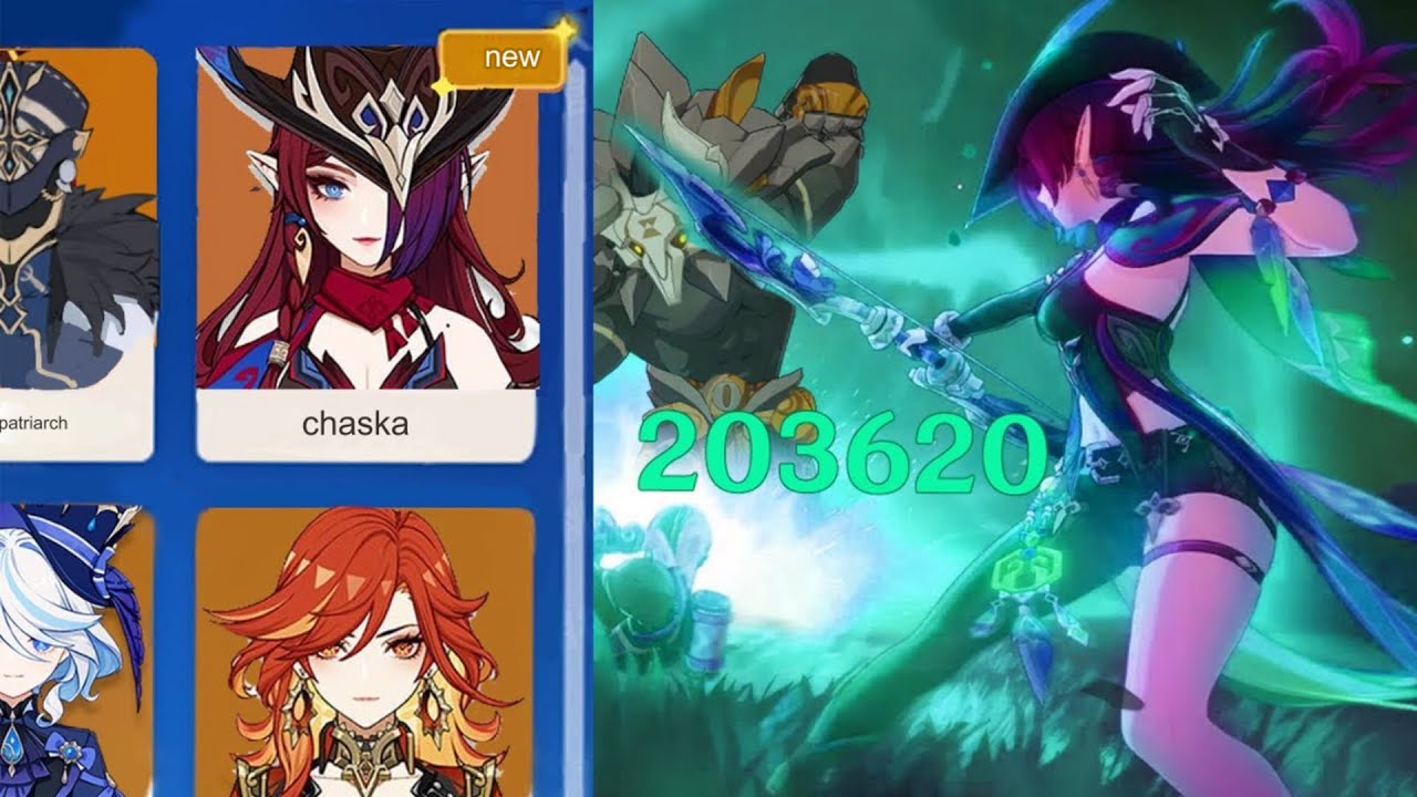 New Update! Chaska Kit, Will Chaska surpass Xingqiu and Yelan ...