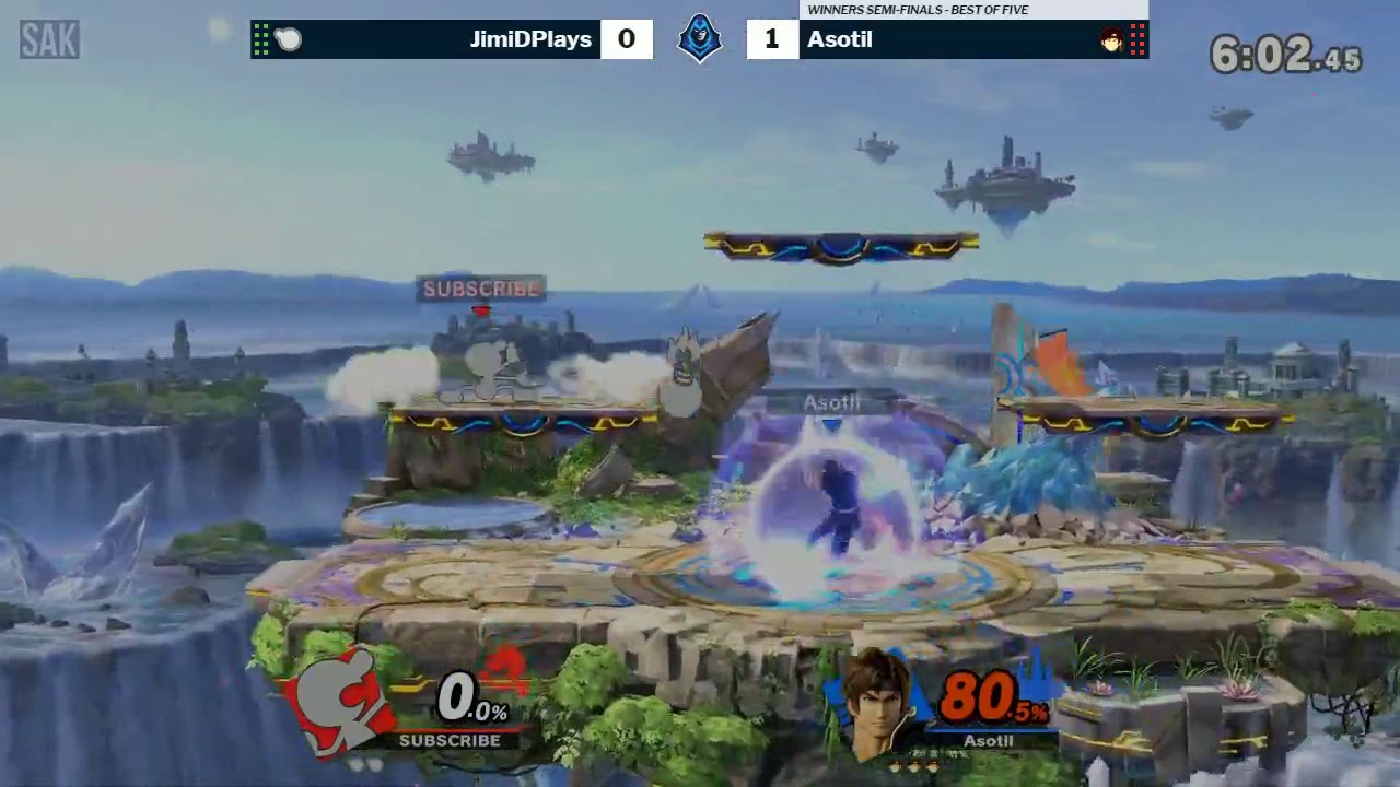 PURE Smash 21 Winners Semi-Finals - Asotil (Richter) vs JimiDPlays ...