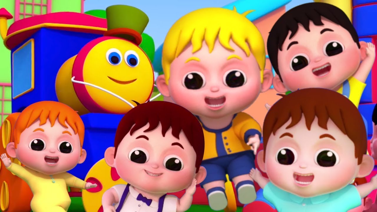 Bob el tren cinco pequeños bebés | los niños canciones en español - YouTube