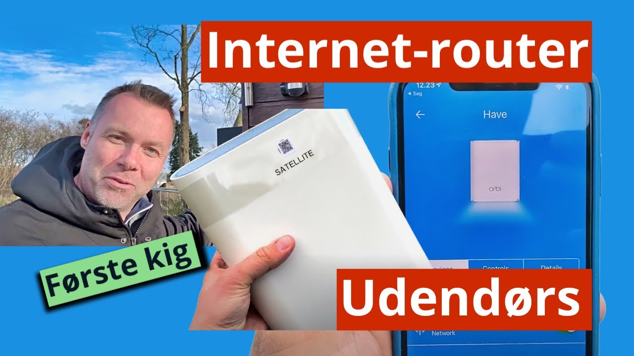 Udendørs internetrouter med Mesh og Wi-Fi extender | Netgear Orbi ...