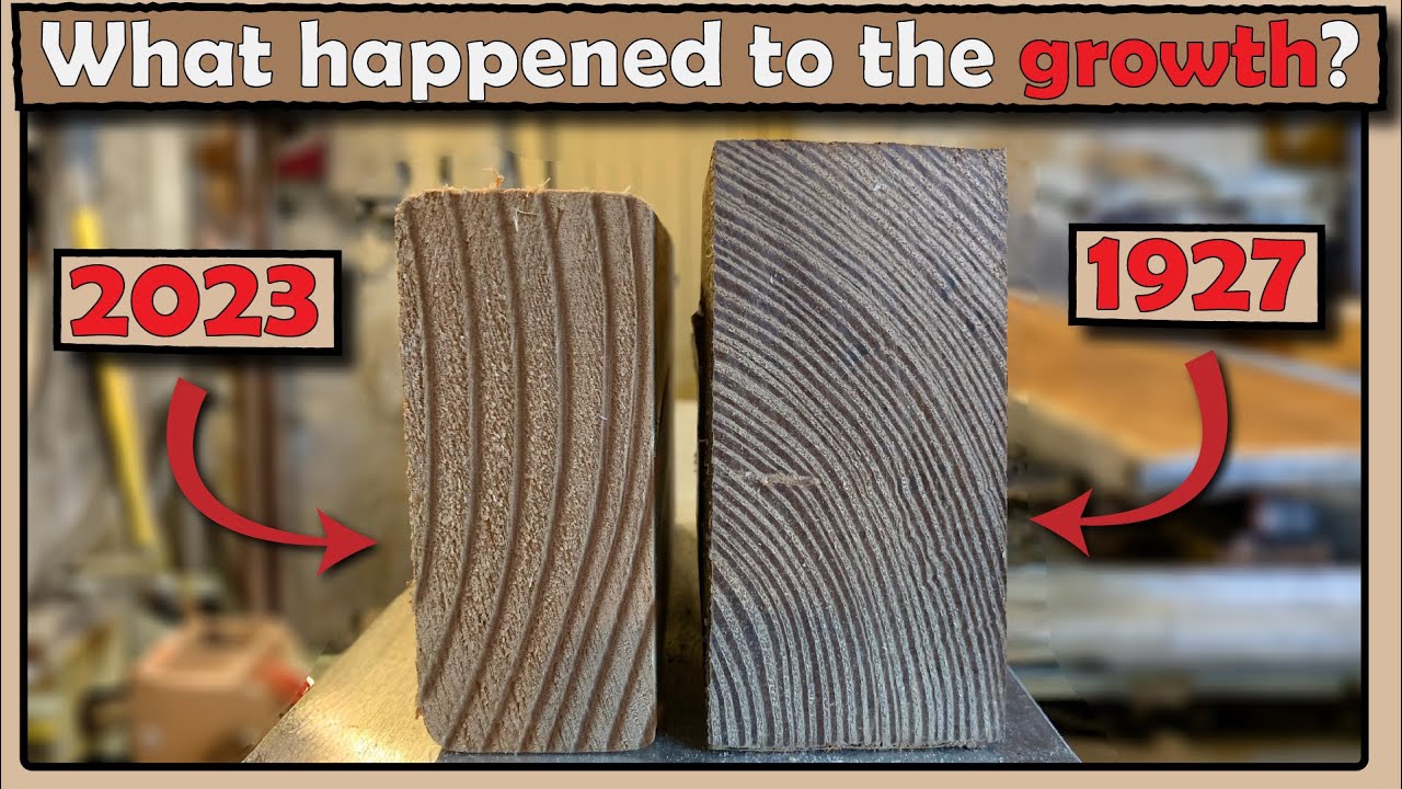 Are the old 2 by 4's stronger than the new? - YouTube