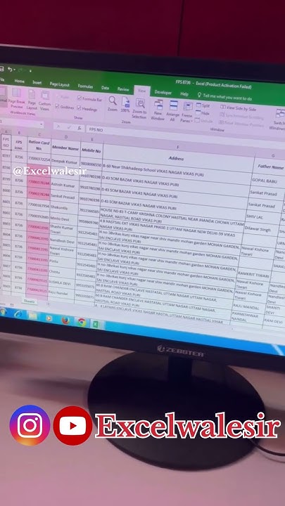 Shortcut For Freeze Panes In Excel Excelwalesir Excel Ytvideoshorts Exceltricks Shortvideo