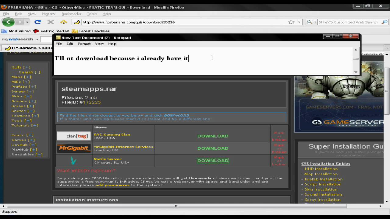 Counter strike 1.6 GUI [background] - YouTube