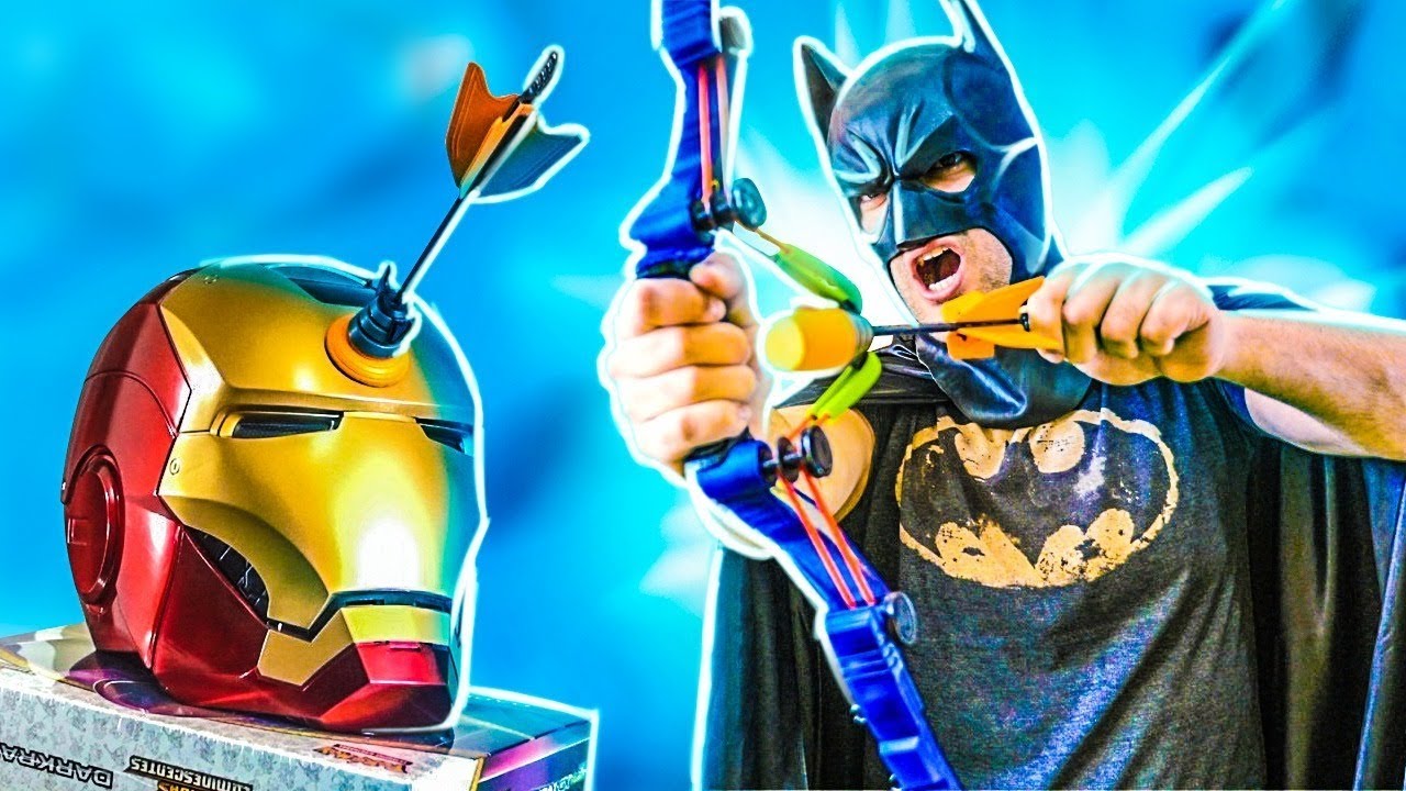 O Arco e Flecha do BATMAN com Dardos GIGANTES! - YouTube