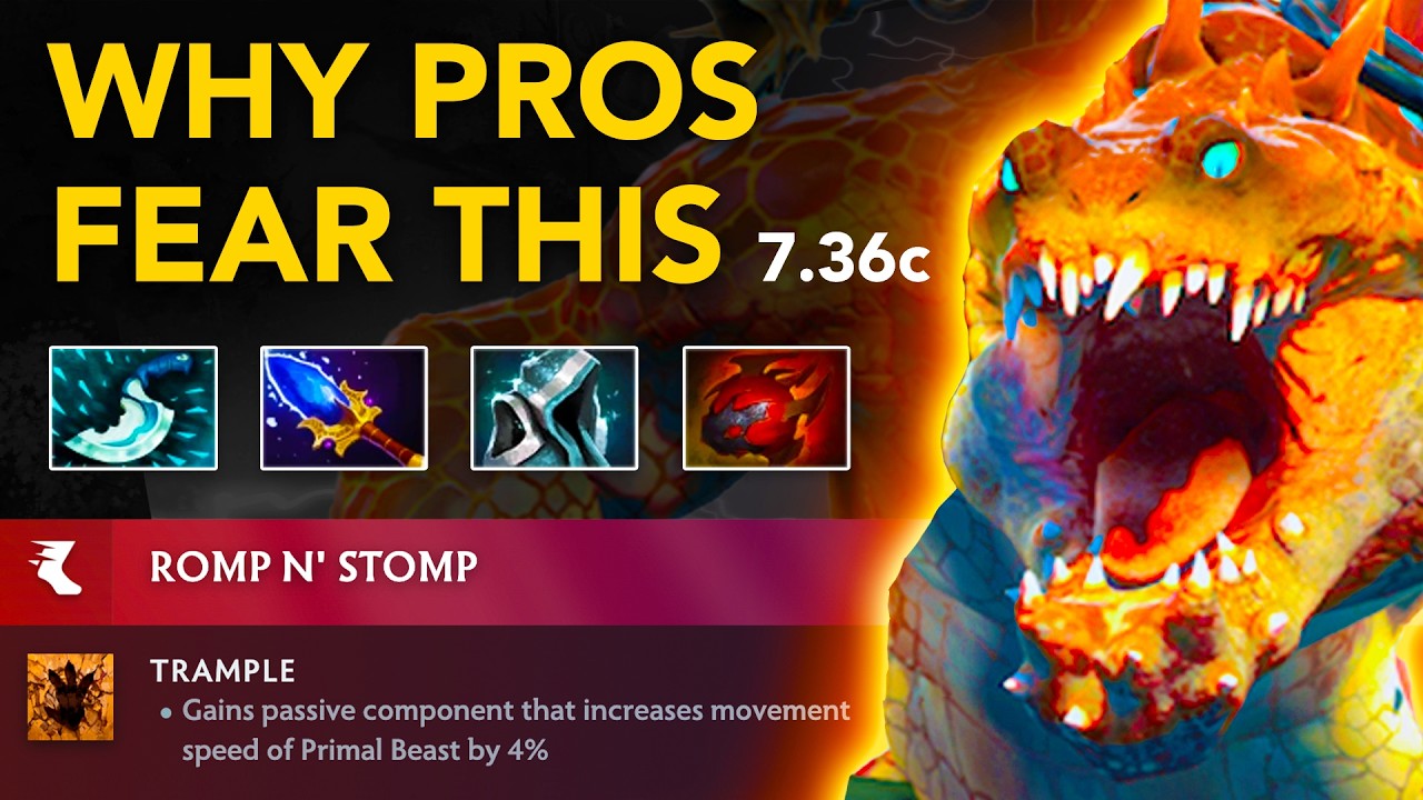 Malrine PRIMAL BEAST Mid - Patch 7.36c | Full Gameplay Dota Class - YouTube