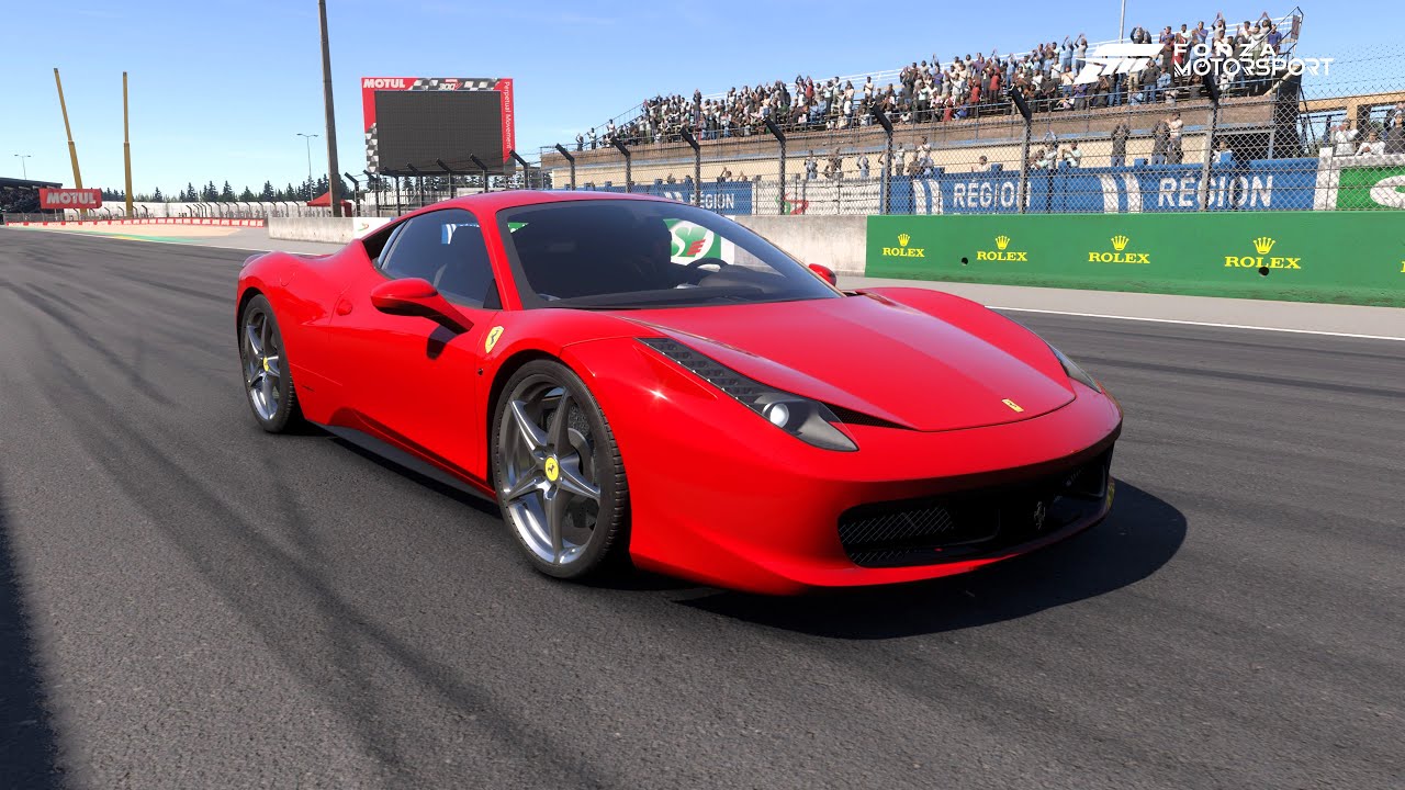 Forza Motorsport . Ferrari 458 Italia '2009' . Car Test Drive Burnout ...