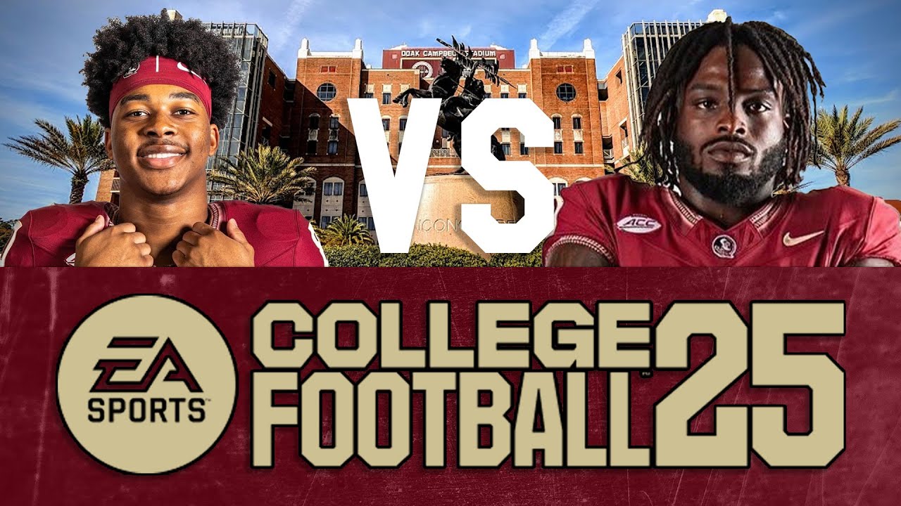 EA Sports College Football 25 Live Stream: FSU Football's BJ Gibson vs ...